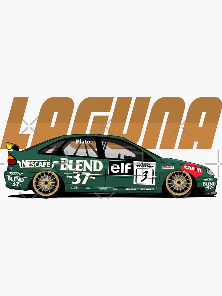 "Laguna BTCC" Sticker for Sale by shketdesign | Redbubble