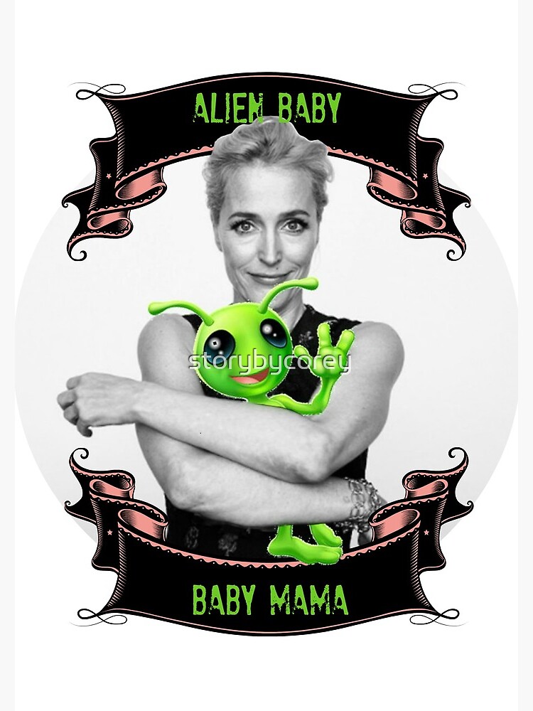Cuaderno de espiral for Sale con la obra «Alien Baby Baby Mama Gillian ...