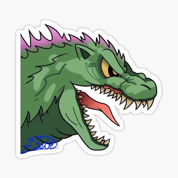 "2000 Zilla" Sticker for Sale by SonicTheGamer01 | Redbubble