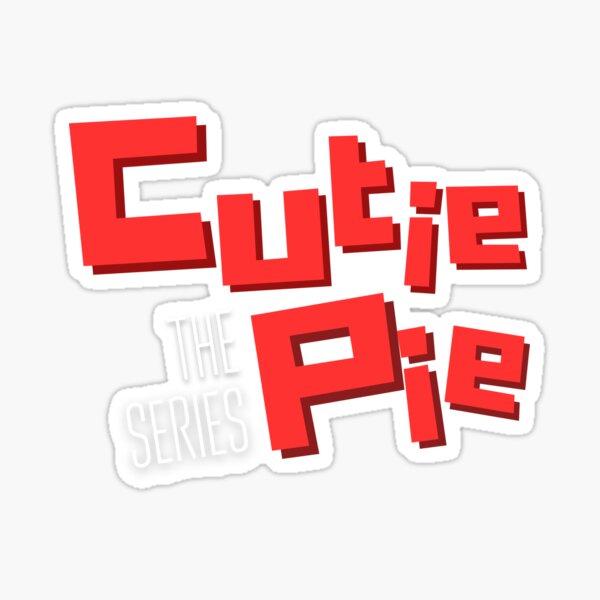 "Cutie Pie das Serienlogo" Sticker von SeleneSabando | Redbubble