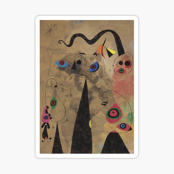 "joan miro" Sticker for Sale by itsmeart | Redbubble