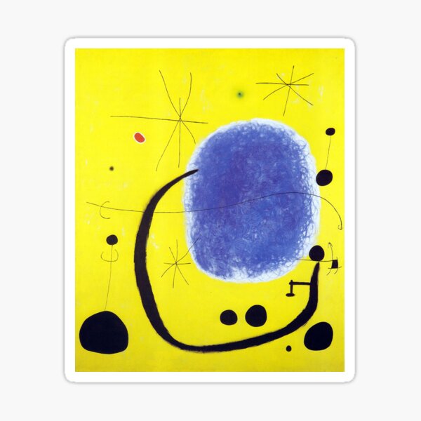 "joan miro" Sticker for Sale by itsmeart | Redbubble