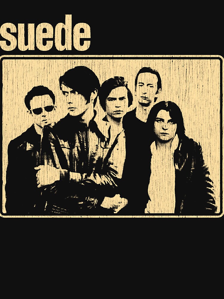 "Suede Distressed Vintage Style 90s" Essential T-Shirt for Sale by ...