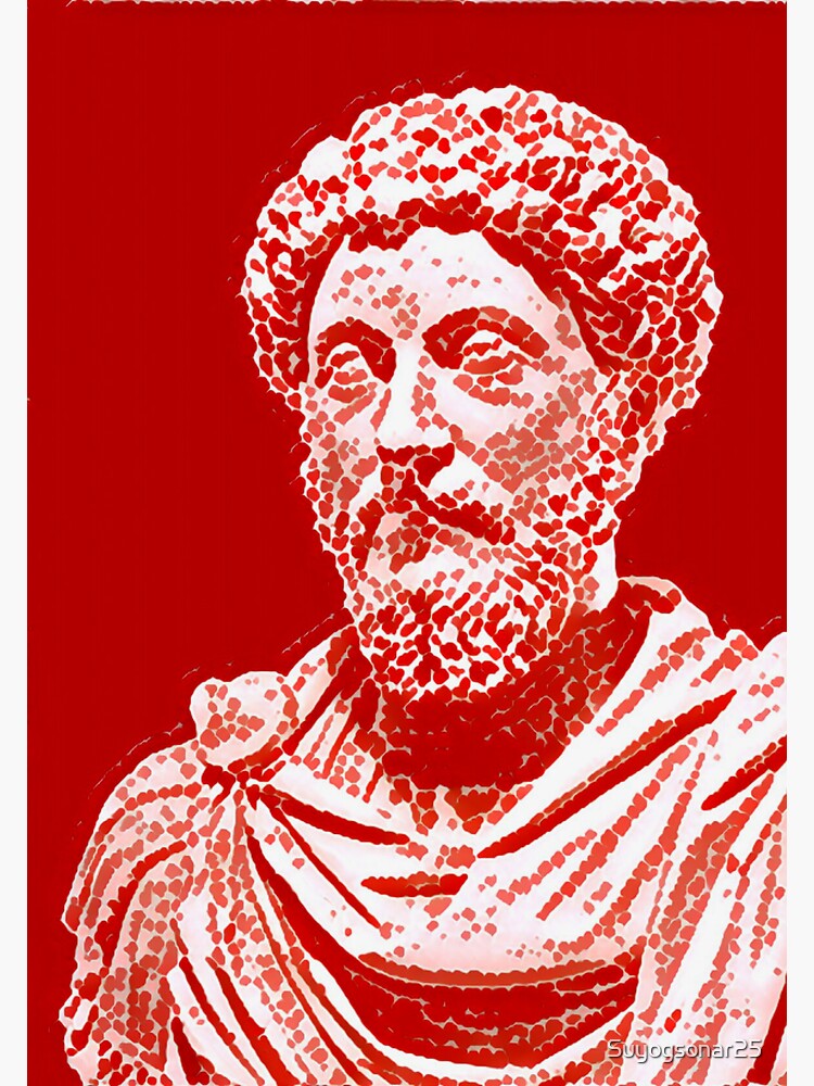 "Marcus Aurelius Artwork " Sticker by Suyogsonar25 | Redbubble