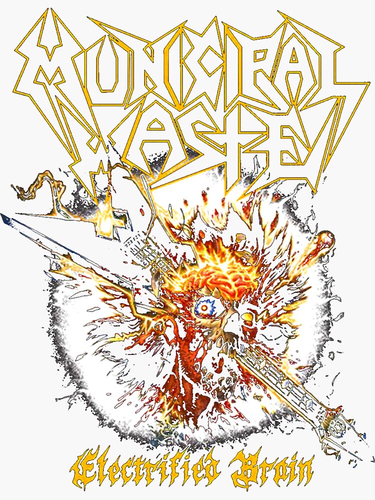 "MUNICIPAL WASTE BAND" Sticker for Sale by JackieCorwin | Redbubble