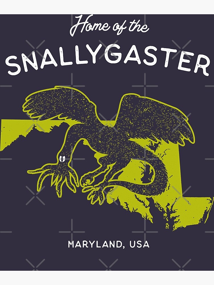 Póster «Idea de regalo Home Of The Snallygaster Maryland Usa Regalo ...