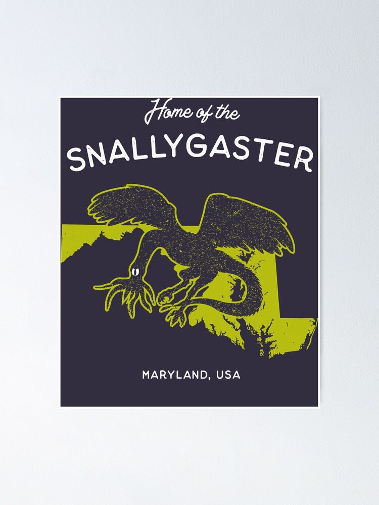 Póster «Idea de regalo Home Of The Snallygaster Maryland Usa Regalo ...