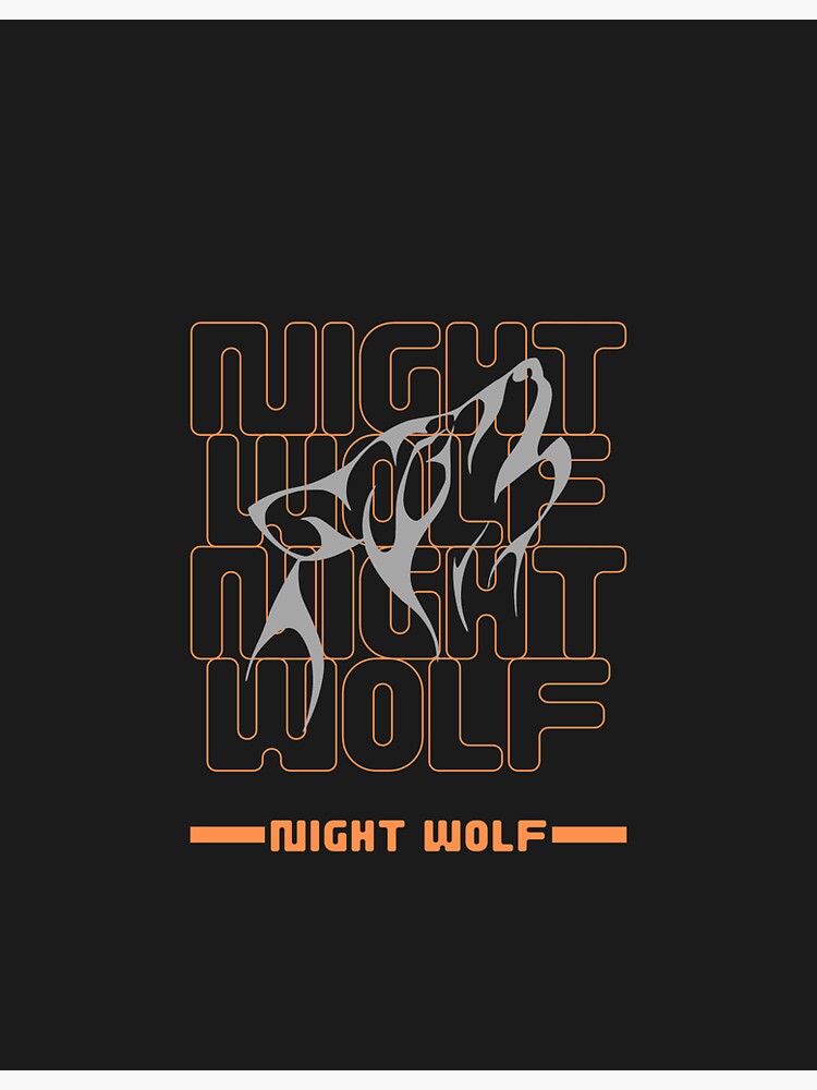 "Nightwolf" Sticker by Enigheni001 | Redbubble