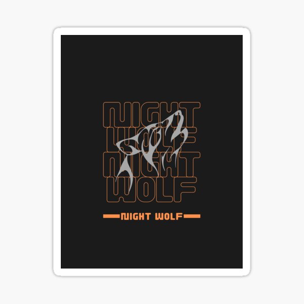"Nightwolf" Sticker by Enigheni001 | Redbubble