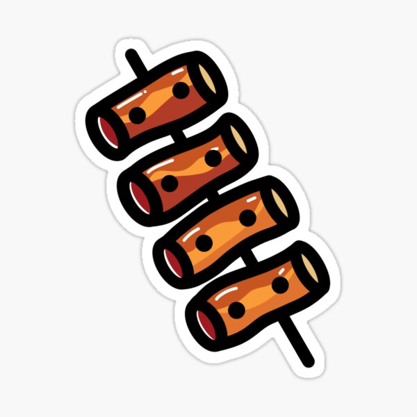 "Tteokbokki" Sticker for Sale by hau-mea | Redbubble