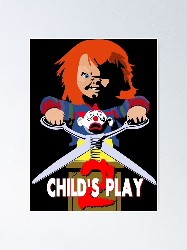 "Child's Play 2 - Chucky is Back" Poster for Sale by thecreepstore ...