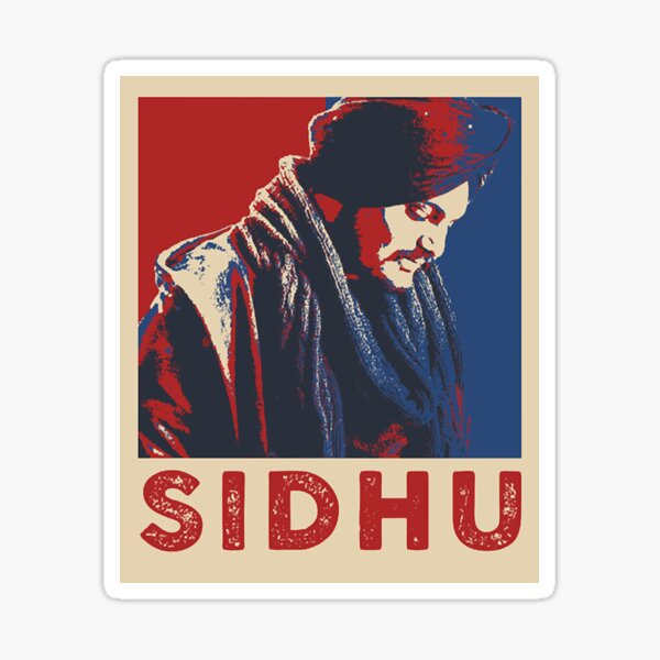 "Sidhu Pop Art Style " Sticker for Sale by EdenCurr | Redbubble