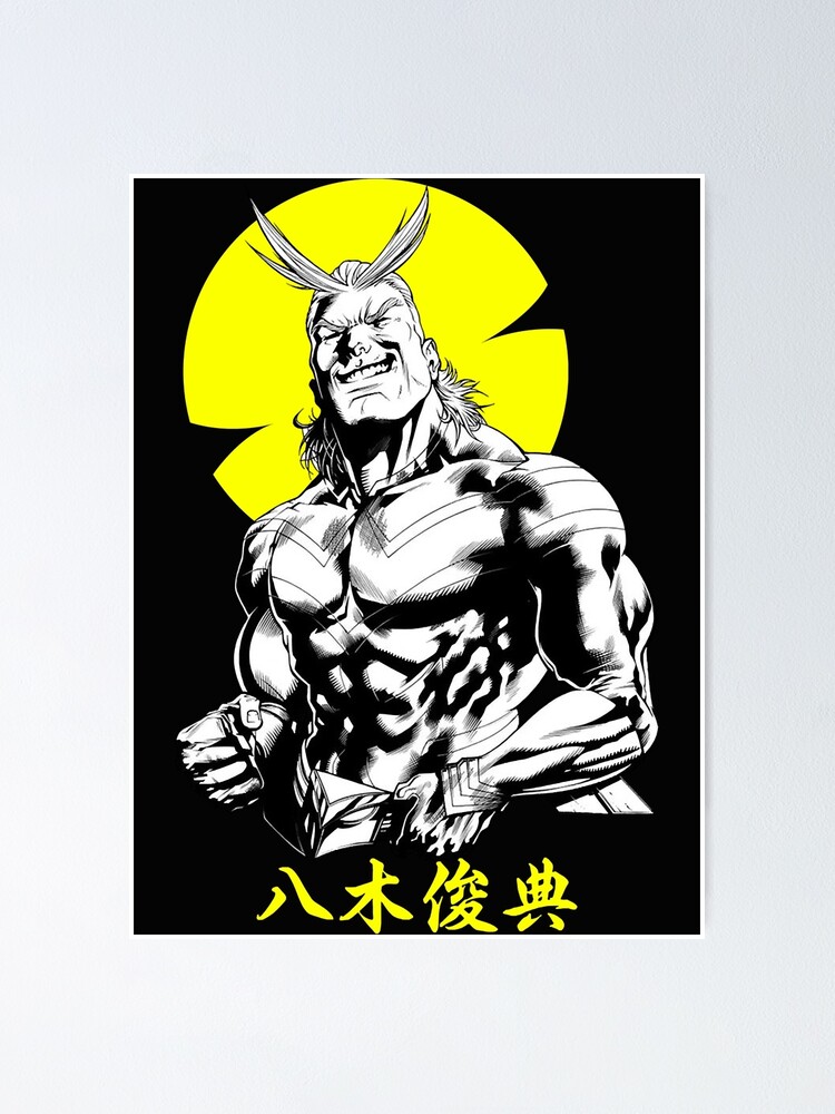 "All Might - My Hero Academia" Poster for Sale by brookssumnervzn ...