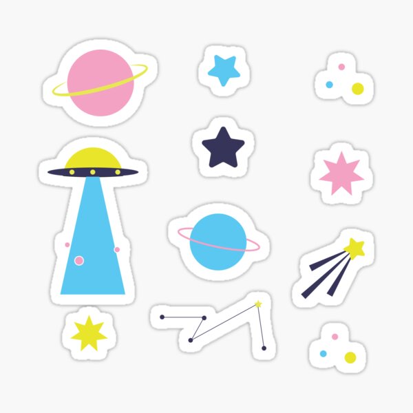 "Cosmic Space " Sticker for Sale by ChloeColors | Redbubble