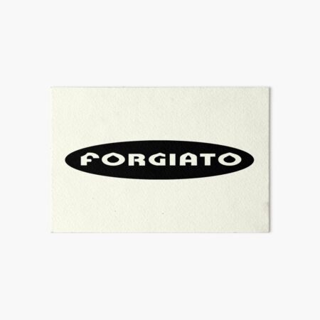 "forgiato logo" Art Board Print by algunivaros | Redbubble