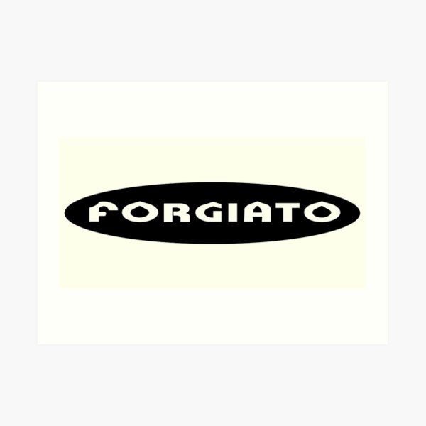 "forgiato logo" Art Print for Sale by algunivaros | Redbubble