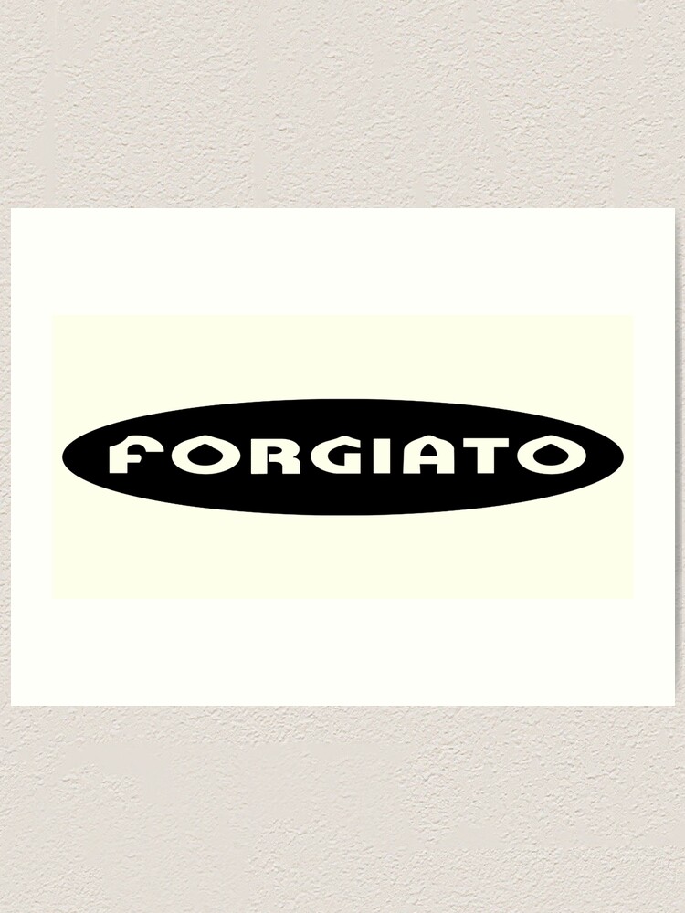 "forgiato logo" Art Print for Sale by algunivaros | Redbubble