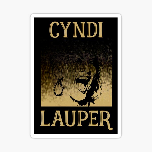 "Gifts For Music Fans Cyndi Music Singer Lauper Music Vintage Retro ...