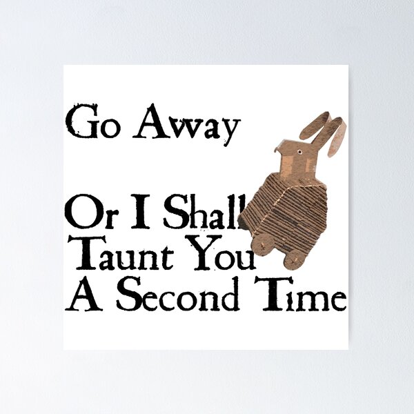 "The Trojan Rabbit " Poster for Sale by EdenCurr | Redbubble