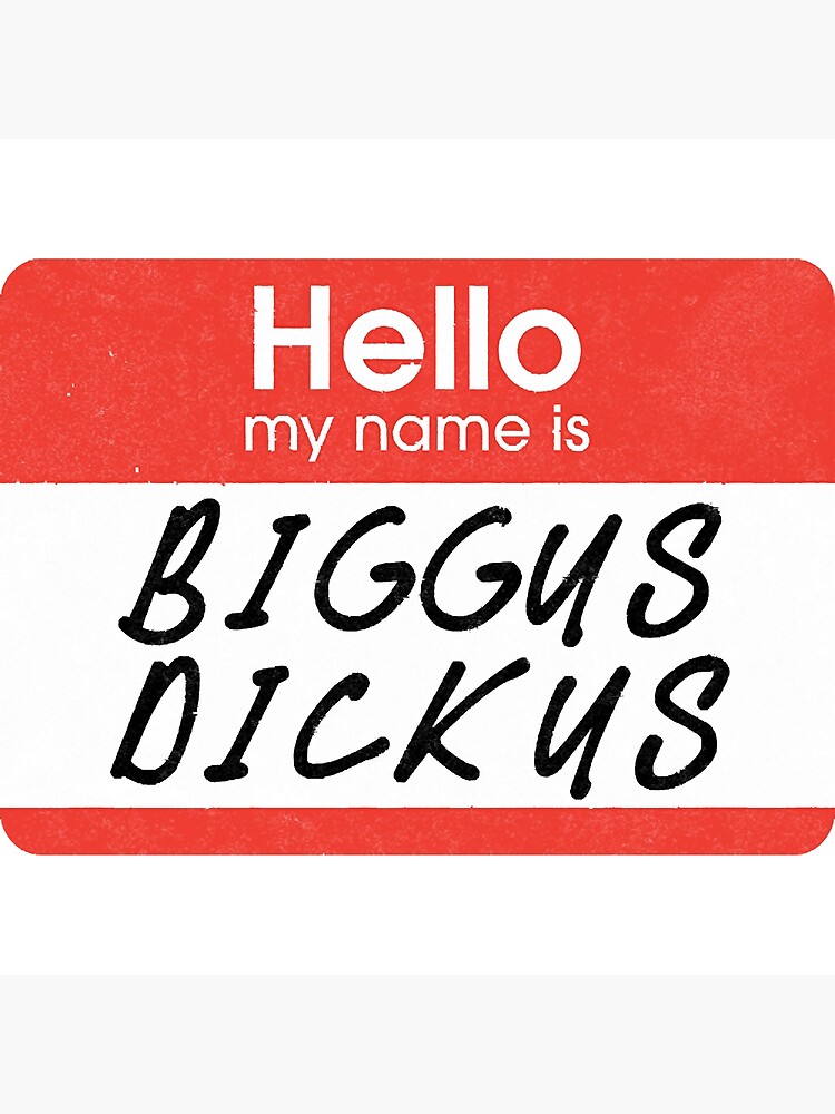 "Biggus Dickus Life of Brian corner " Poster for Sale by EdenCurr ...