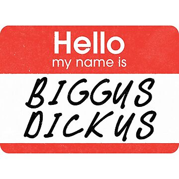 "Biggus Dickus Life of Brian corner " Poster for Sale by EdenCurr ...