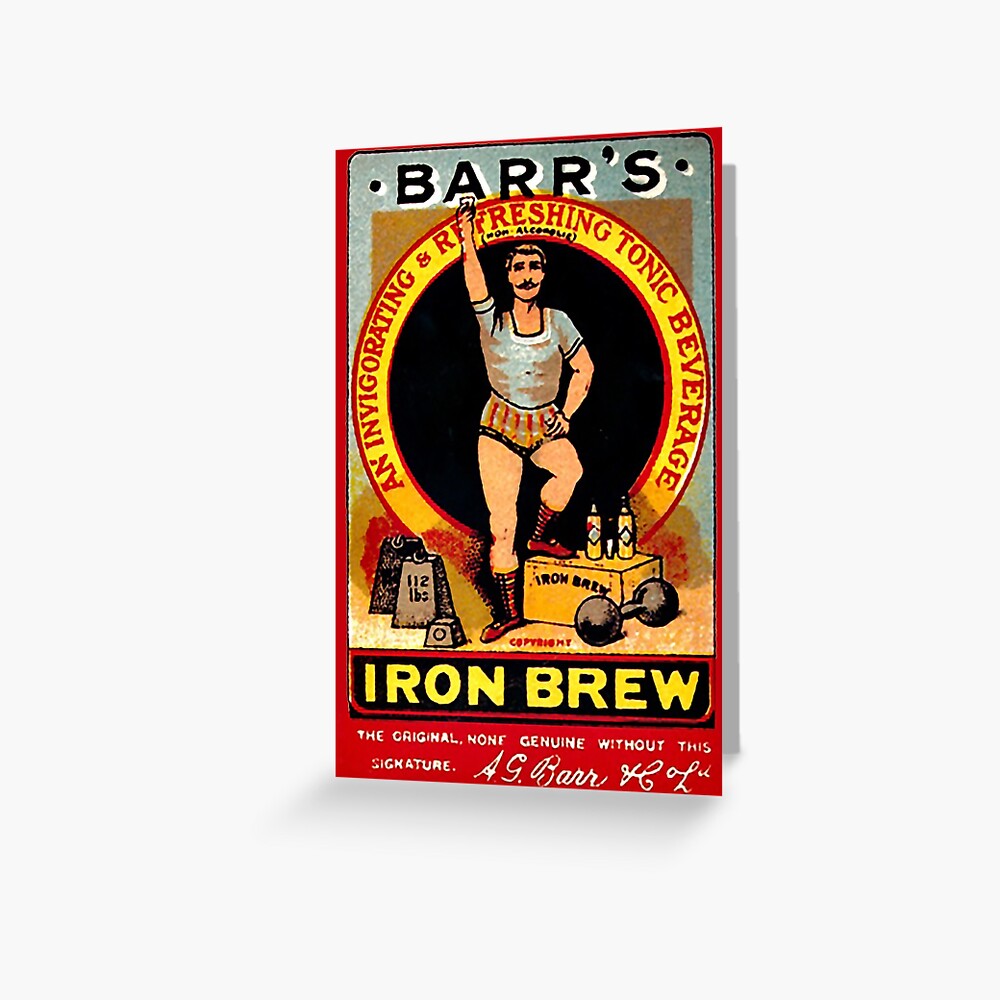 "Retro Irn Bru Logo" Greeting Card by VikingZen | Redbubble