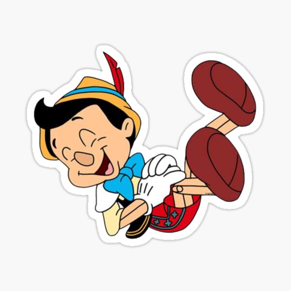 "Pinocchio" Sticker for Sale by peregego5599 | Redbubble