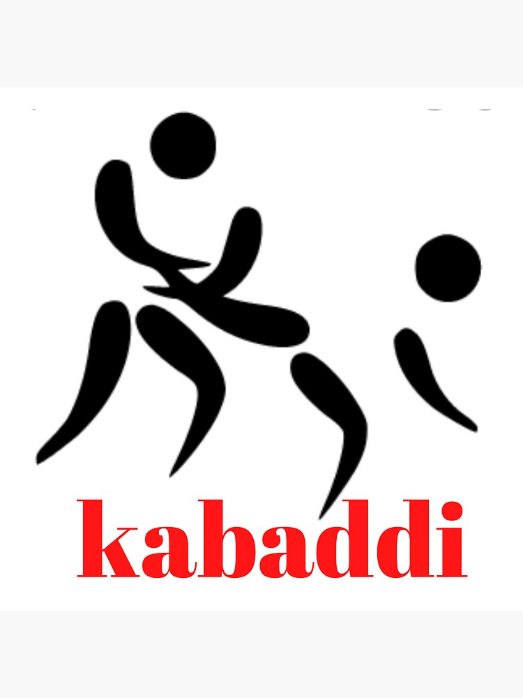 "Kabaddi" Sticker for Sale by Jaadueekala | Redbubble