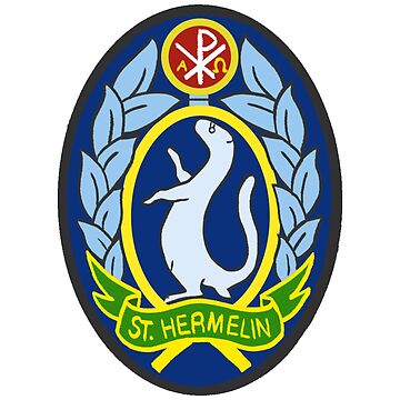 "St. Hermelin Primary High School Logo" Sticker for Sale by Coffee Cat ...