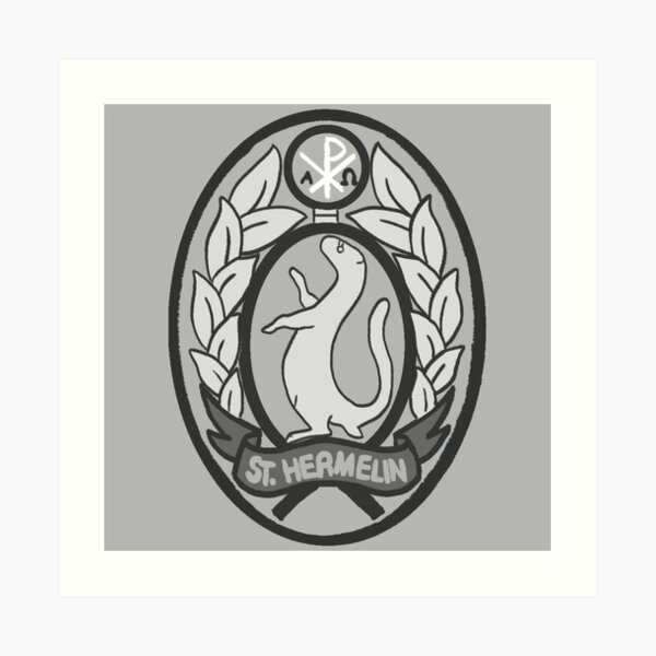 "Minimalist St. Hermelin Primary High School Logo" Art Print for Sale ...