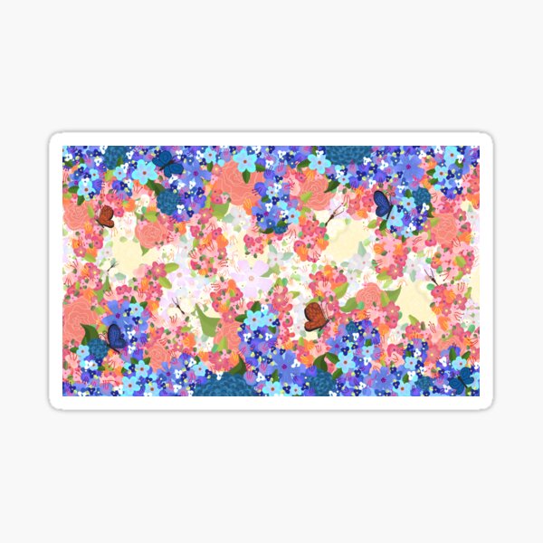 "Floral Drippy Transgender Pride Flag" Sticker for Sale by ...