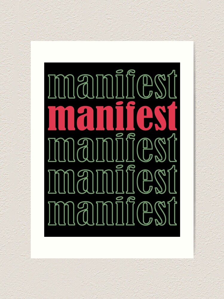 "Manifest, Positive, Inspirational, Motivational, Minimalist ...