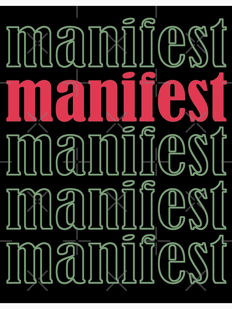 "Manifest, Positive, Inspirational, Motivational, Minimalist ...