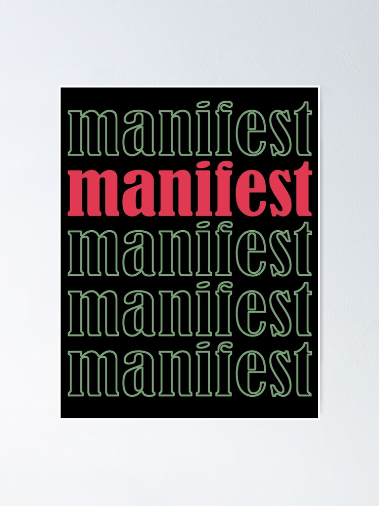 "Manifest, Positive, Inspirational, Motivational, Minimalist ...