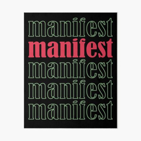 "Manifest, Positive, Inspirational, Motivational, Minimalist ...