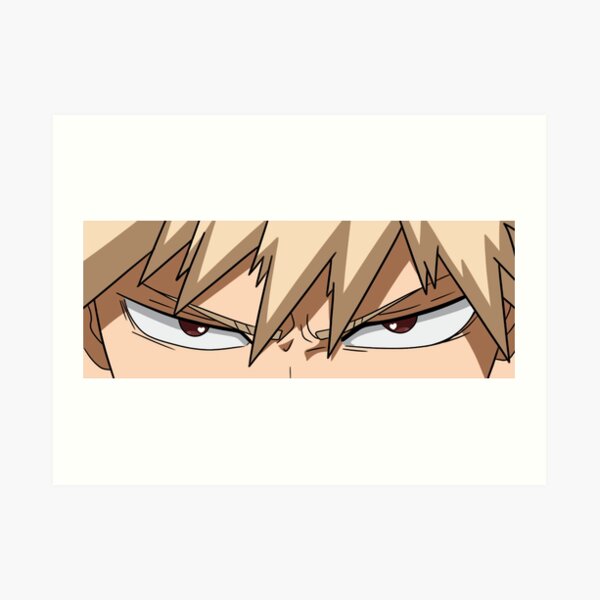 "Bakugo Katsuki Anime Slap My Hero Academia" Art Print for Sale by ...
