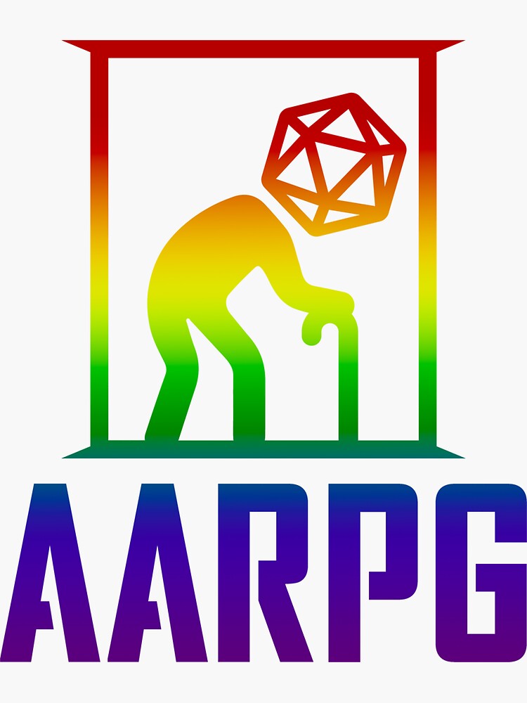 "AARPG Pride Logo" Sticker for Sale by theaarpg | Redbubble