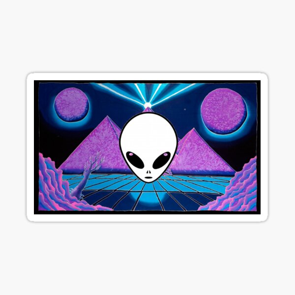 "Alien " Sticker by Alex2142 | Redbubble
