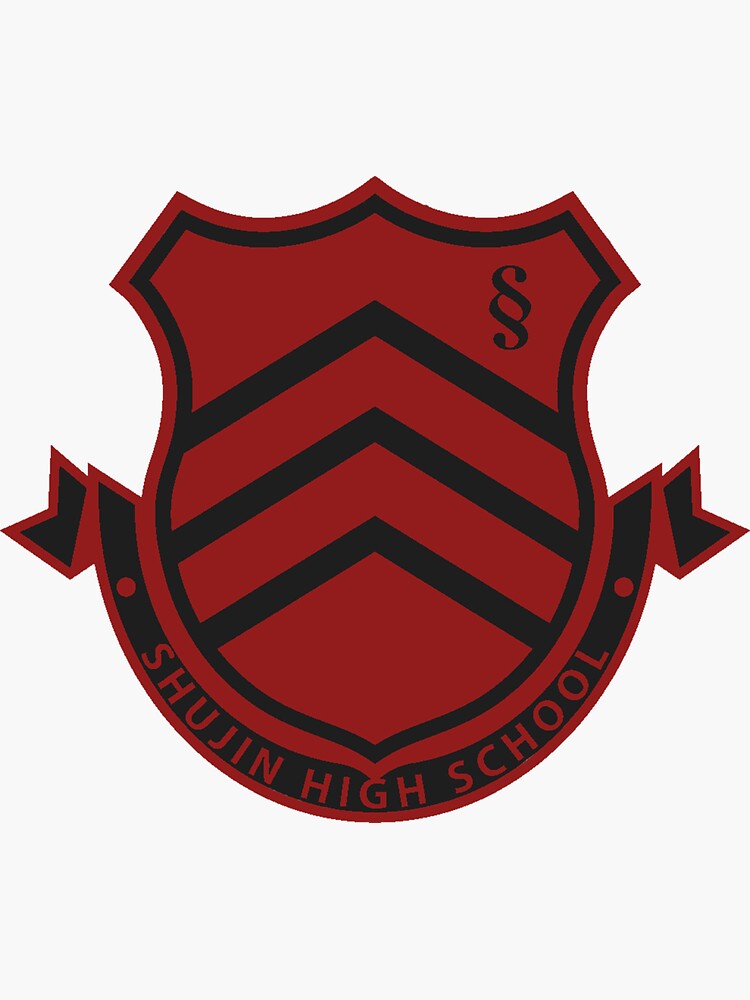 "Shujin High School Logo" Sticker for Sale by Coffee Cat | Redbubble