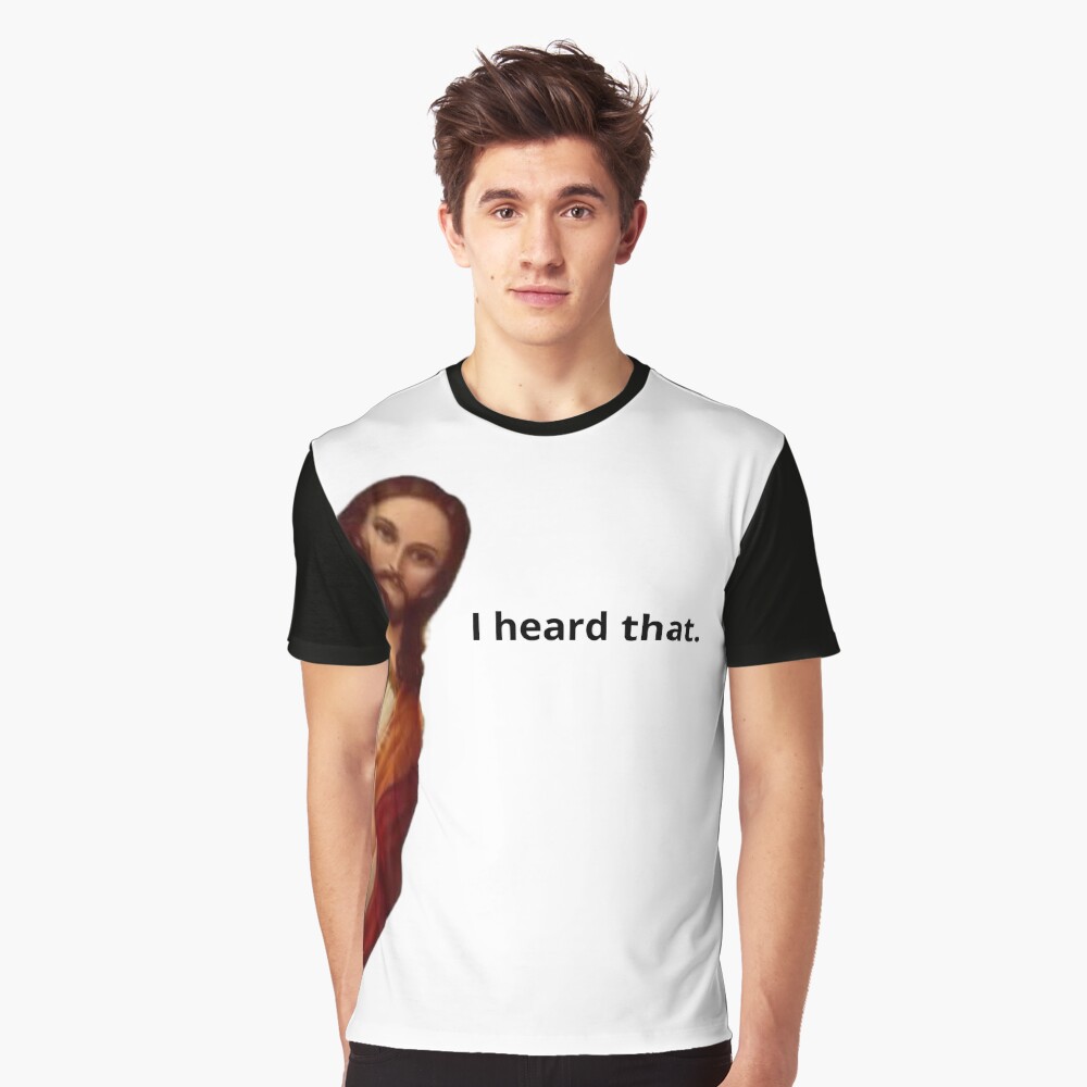 "jesus i heard that meme" Sticker for Sale by Africrafts | Redbubble