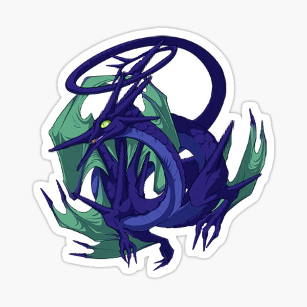 "blue dragon" Sticker for Sale by jenysingo | Redbubble