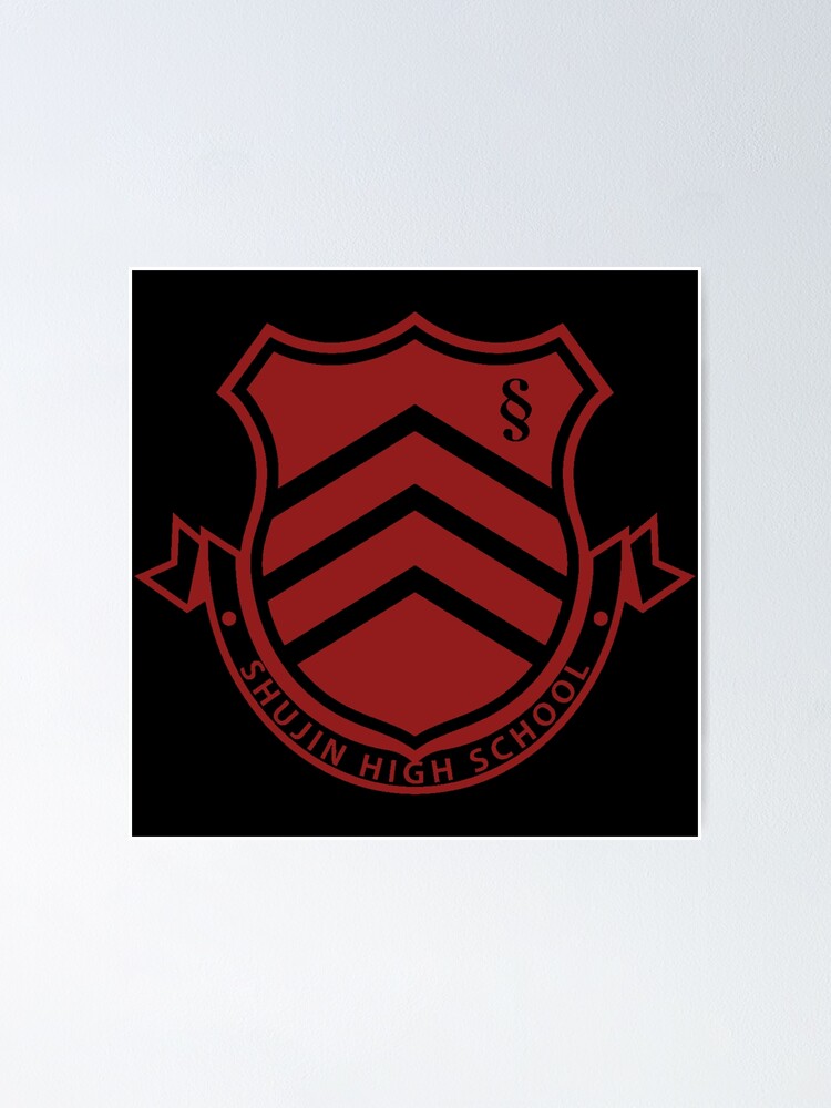 "Shujin High School Logo" Poster for Sale by Coffee Cat | Redbubble