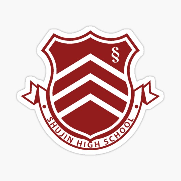 "Shujin High School Logo" Sticker for Sale by TheOGShyGuy | Redbubble