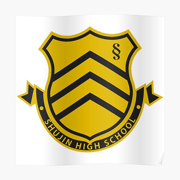 "Shujin High School Logo" Poster for Sale by TheOGShyGuy | Redbubble
