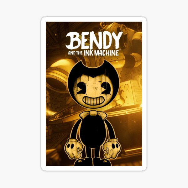 "Bendy and the Ink Machine" Sticker by labelkeith | Redbubble