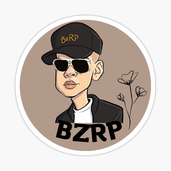 "HIP HOP BZRP fan" Sticker for Sale by Deliawuza | Redbubble