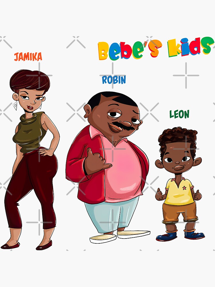 "Bebes Kids Jamika - Robin - Leon" Sticker for Sale by RaynaGellner ...