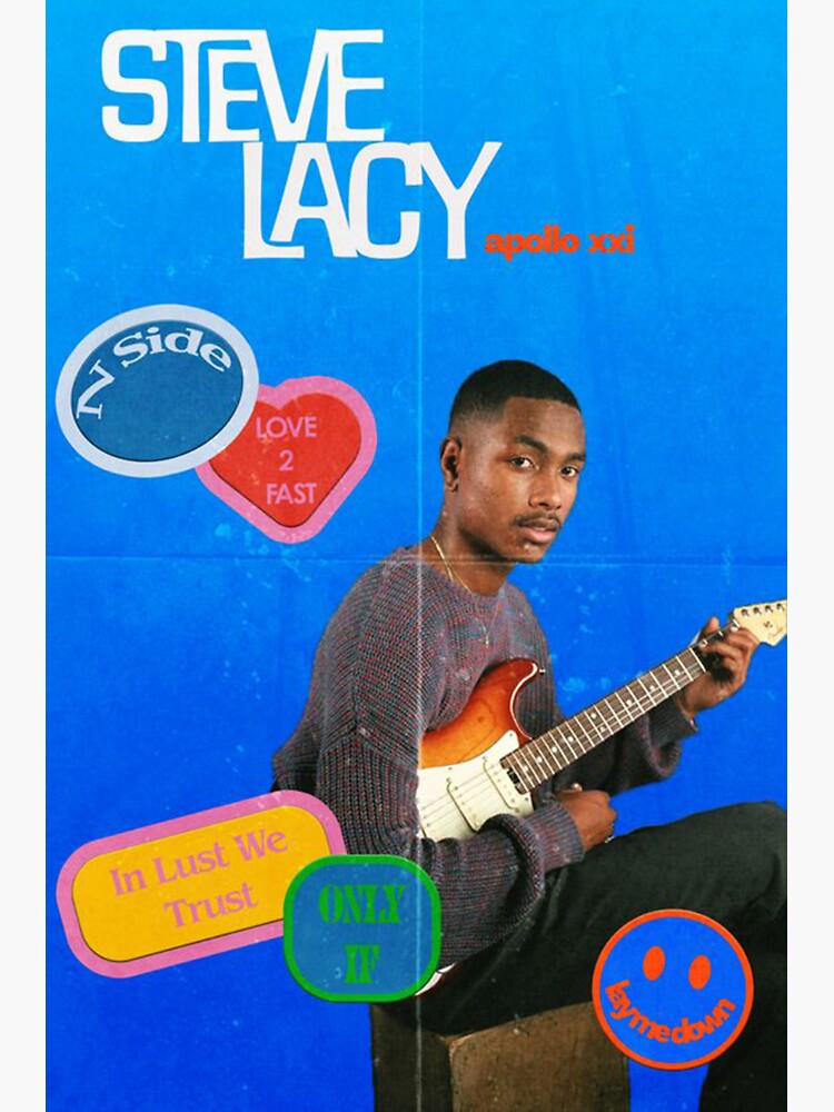 "Steve Lacy - Apollo XXI Cover Art" Sticker for Sale by granthamjohn ...