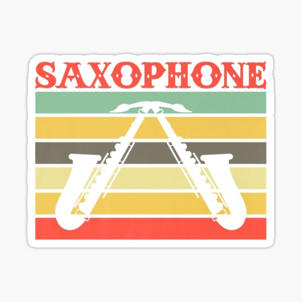 Retro Vintage Saxophone For Saxophonists For Creative Merch & Gifts for ...
