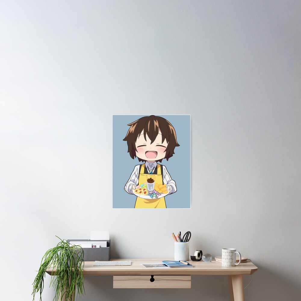 "Armed Detective Agency Join Forces Kawaii Chibi Dazai Bsd Wan" Poster ...